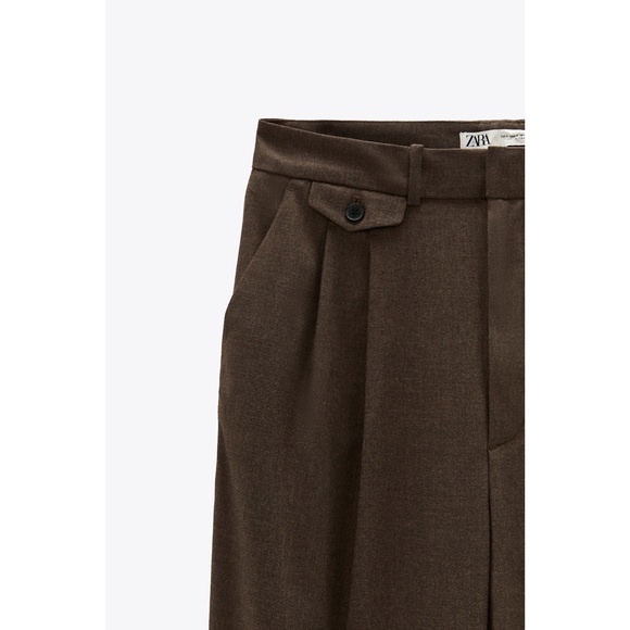 Zara | Pants & Jumpsuits | Zara Cropped Dad Pants | Poshmark